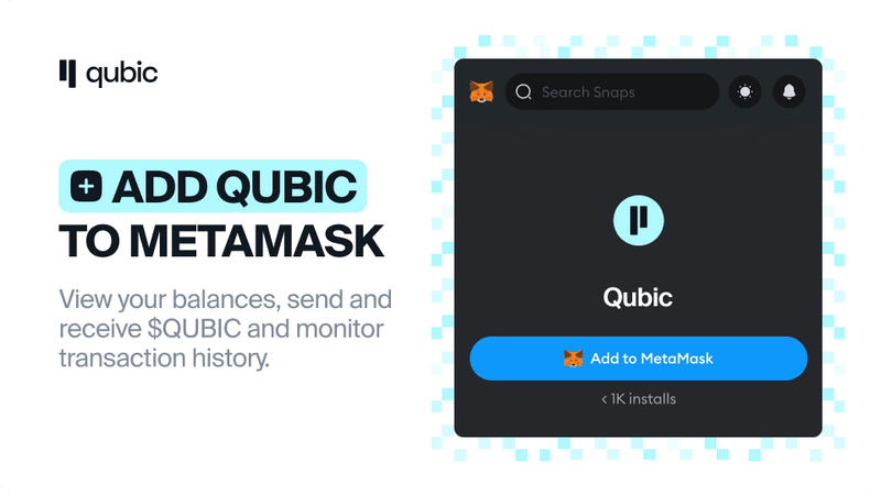 Qubic Connect on the MetaMask Snaps Directory