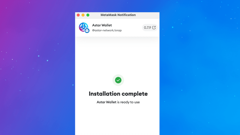 Astar Wallet on the MetaMask Snaps Directory
